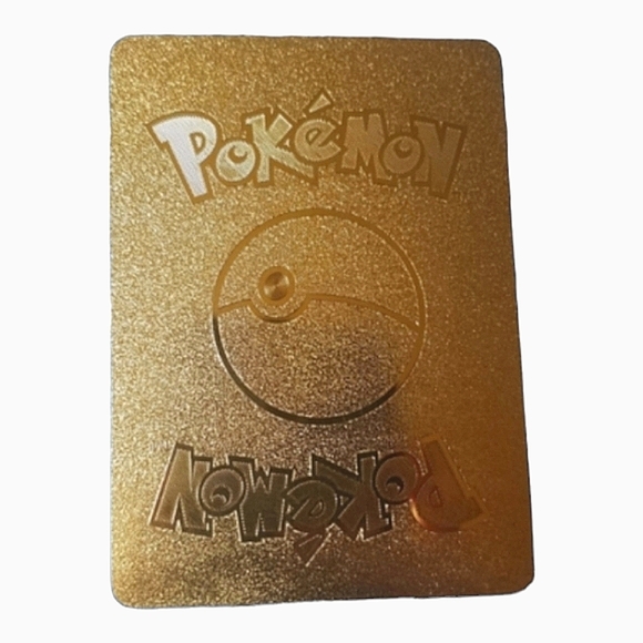 Nintendo | Other | Collectors Meowth Vmax 30hp Metal Gold Foil Pokemon ...